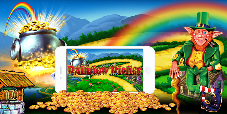 The Classic Rainbow Riches Mobile Slots is Live Now | SpinzWin